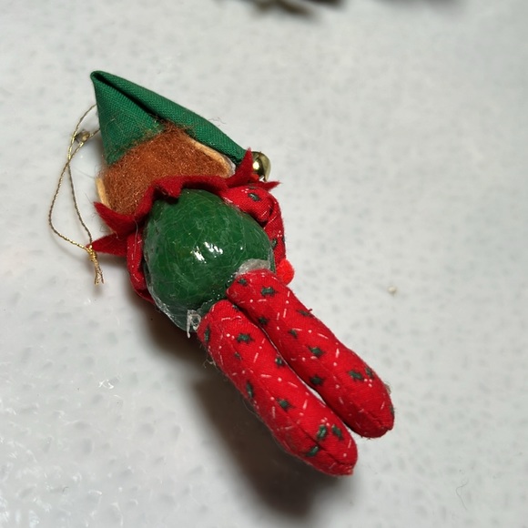 Holiday | Vintage 195s Elf Bongo Player With Small Elf Made In Walnut ...